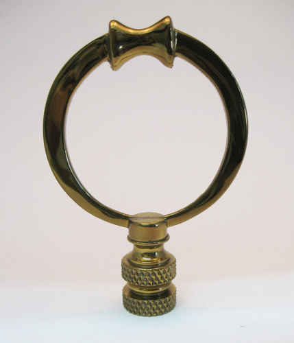 Finial: Simple Loop 2 3/4" overall – LampFinials.com